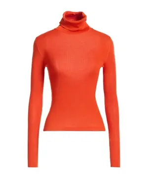 Saint Laurent Ribbed Turtleneck Knit Top