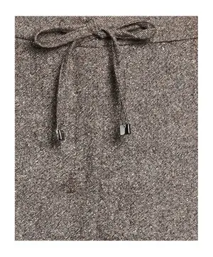 Max Mara Speckled High-waisted Wide-leg Trousers