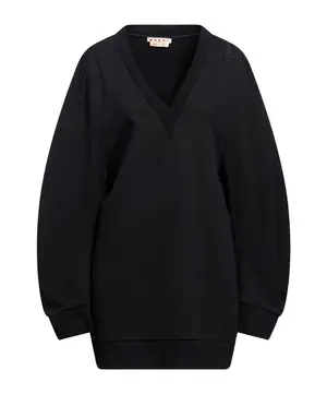 Marni Minimalist Solid Color Sweatshirt - Black