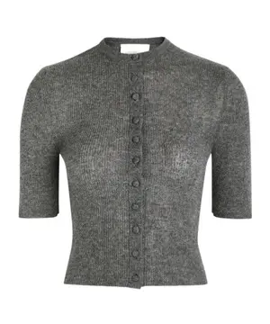 Citizens Of Humanity Button Rib Tabitha Cardigan - Gray