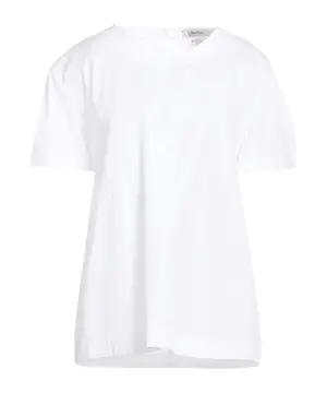 Max Mara Solid Color Short-sleeve T-shirt - White