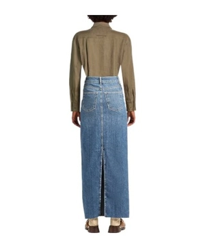 MAXCO. Solid Color Long Sleeve Linen Shirt