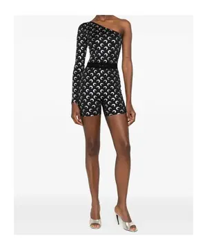 MARINE SERRE Moon-printed Asymmetric Top