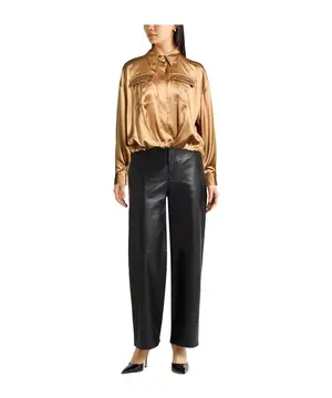 Brunello Cucinelli Solid-color Comfortable Embroidered Blouse