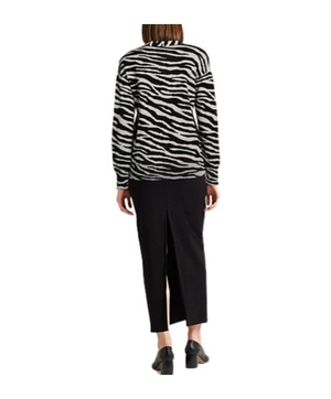 Max Mara Zebra-print Lightweight Knit Sweater