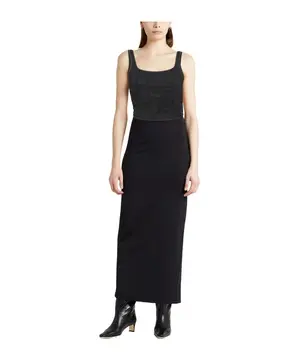 Brunello Cucinelli Cropped Square-neck Corset Top