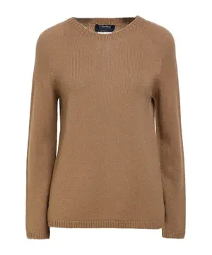 Max Mara Simple Solid-color Knitted Sweater - Brown