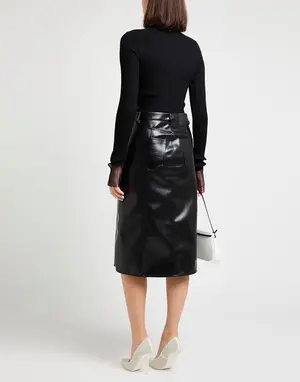 Sportmax Solid Color Turtleneck Long-sleeve Knit Sweater