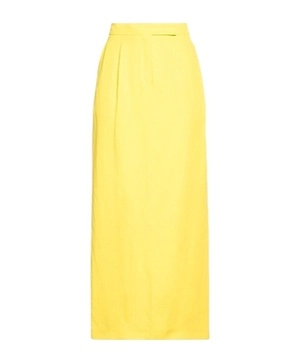 Max Mara Minimalist Solid Color Pencil Skirt - Yellow