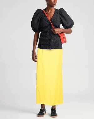 Max Mara Minimalist Solid Color Pencil Skirt