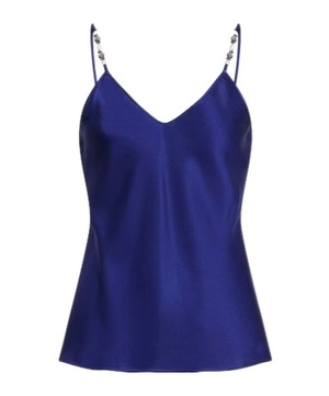 Max Mara Solid Color Sleeveless Camisole - Blue