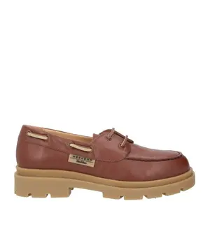 Max Mara Minimalist Leather Boat Shoes