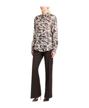 Brunello Cucinelli Two-tone Satin Long-sleeve Shirt