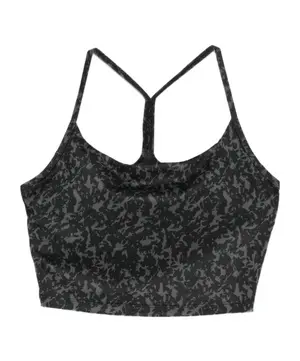 Varley Patterned Sport Bra - Black