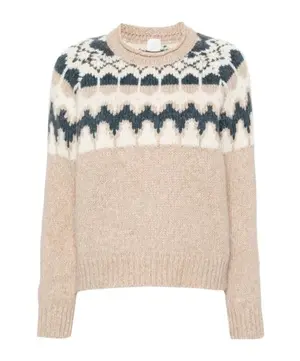 Eleventy Intarsia Pattern Knitted Jumper