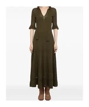 Zadig&Voltaire Lace Detail Maxi Dress