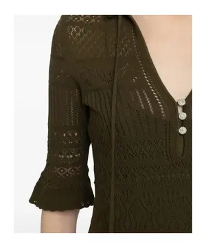 Zadig&Voltaire Lace Detail Maxi Dress