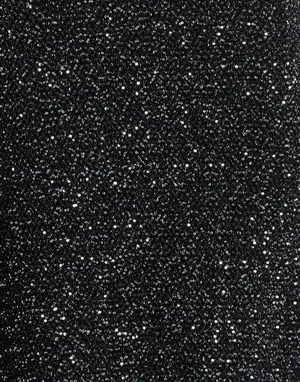 Max Mara Sequin Embellished Mock Neck Sleeveless Maxi Dress