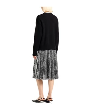 Balenciaga Long Sleeve Fleece Top