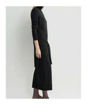 TOTEME Double Sleeve Turtleneck Midi Dress