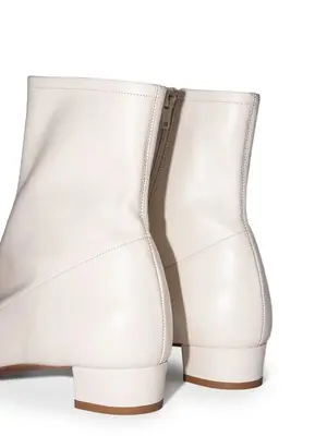By Far Este Leather Ankle Boots