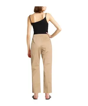 Max Mara Minimalist Solid-color Trousers