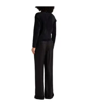 Balenciaga Solid Color Knitted Top