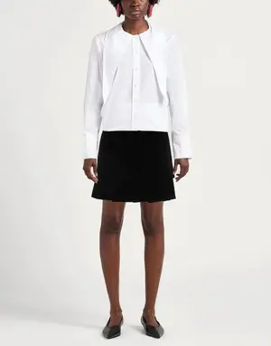 Max Mara Solid Pleated Skirt
