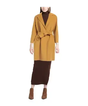 Max Mara Solid Color Woolen Coat