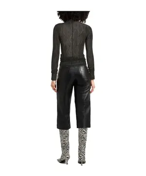 Isabel Marant Étoile Sheer Turtleneck Mesh Top