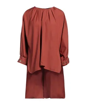 Max Mara Solid Color Long-sleeve Top - Brown
