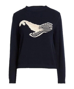 Max Mara Multi-color Knit Sweater - Black