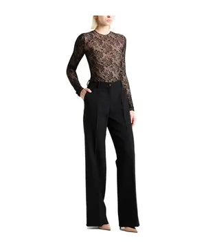 Balenciaga Lace Long-sleeve Top