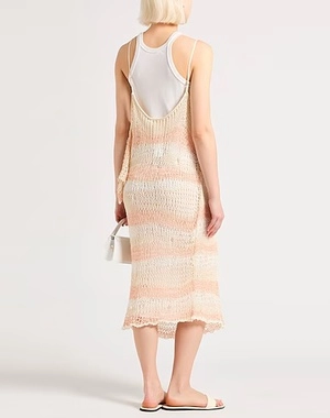 Sportmax Two-tone Knit Midi Dress