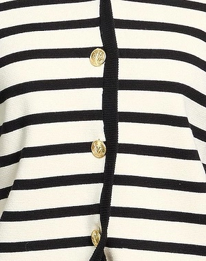 Rag & Bone Striped Knit Long-sleeve Cardigan