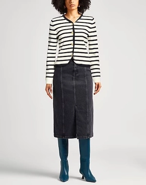 Rag & Bone Striped Knit Long-sleeve Cardigan