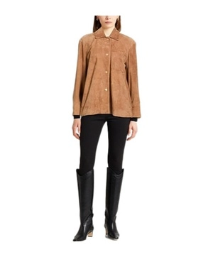 Max Mara Suede Single-breasted Jacket