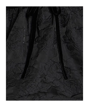 GANNI Sleeveless Velvet Trim Top