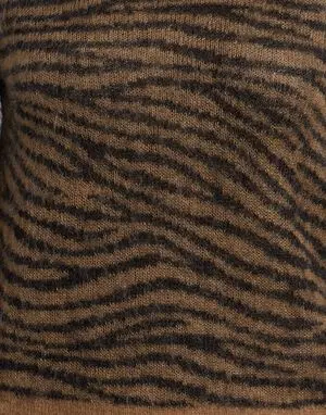 Max Mara Lightweight Tiger-striped Knitted Sweater