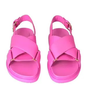 Marni Leather Sandals - Pink