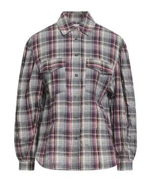 Isabel Marant Étoile Tartan Pattern Woven Shirt