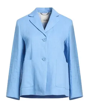 Max Mara Single-breasted Linen Blazer