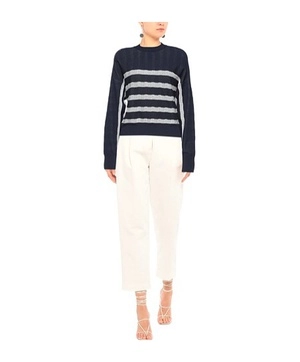 Sportmax Lightweight Striped Knit Top