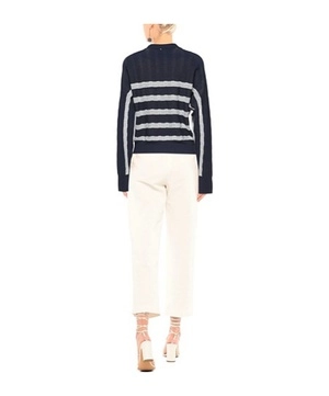 Sportmax Lightweight Striped Knit Top