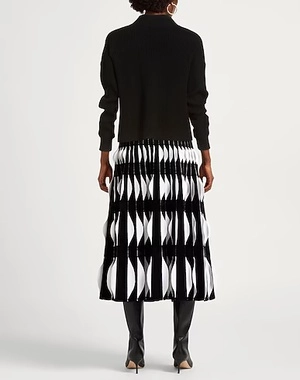 Max Mara Solid Color Knit Long-sleeve Top