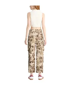 Isabel Marant Étoile Camouflage Print Straight Cargo Pants