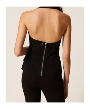 TWINSET Logo Button Vest