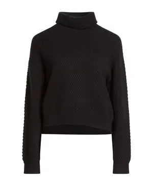 Max Mara Solid Color Knit Sweater - Black