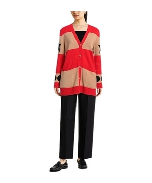 Max Mara Striped Knit Cardigan