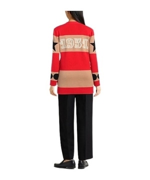 Max Mara Striped Knit Cardigan